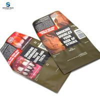 China OEM ODM Design Tobacco Packaging Pouch 25g 50g Gravure Printing for sale