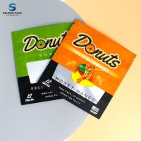 China Mylar Weed Packaging Stand Up Pouch With Child Proof Zipper for sale