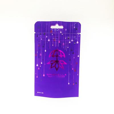 China 3.5g Packaging Mylar Bag UV Printed Doypack with window for sale