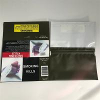 China Customized Tobacco Packaging Bag / Tobacco Pouch with Zipper Seal for sale