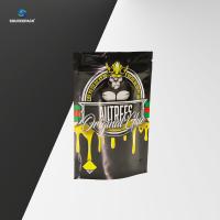 China Zipper Mylar Weed Packaging Bags Stand Up Pouch For CBD THC Marijuanna Flower for sale