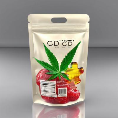 China Smell Proof Mylar Weed Packaging Pouch Kush Zipper Bag For THC CBD Food With Soft Touch for sale
