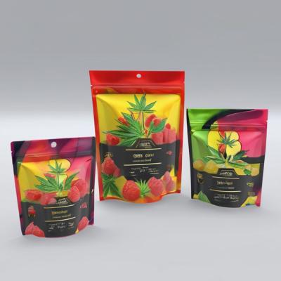 China Plastic CBD Marijuana Flower Packaging Bag Mylar Doypack For Food And Medicine for sale