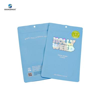 China UV Protective Weed Packaging Custom Holographic Mylar Bag Bags with Odour Control for sale
