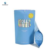 China Customizable UV Printed Child Resistant Weed Mylar Bags With Odor Control In Food Grade for sale