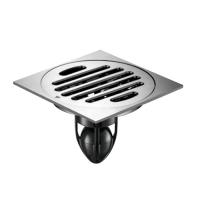 China Brush Nickle Deodorant Floor Drain With Magnetic Technology 5 Years Warranty for sale