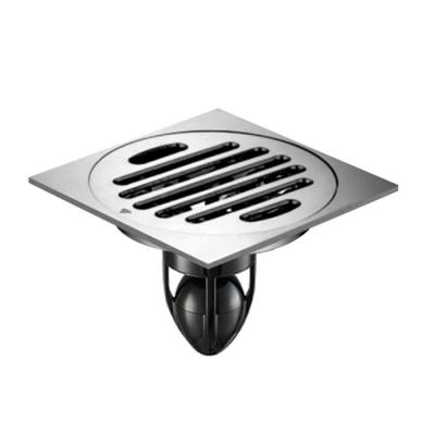 China Brush Nickle Deodorant Floor Drain With Magnetic Technology 5 Years Warranty for sale