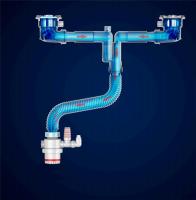China Prevent Blockage Kitchen Sink Drain Kit Under Sink Pipe Kit Quick Removal for sale