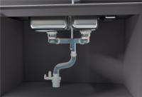 China white Surface Kitchen Sink Waste Kit Kitchen Sink Trap Kit 5 years Warranty for sale