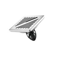 China 100×100mm 304 Stainless Steel Floor Waste Brushed Floor Drain Easy To Install for sale