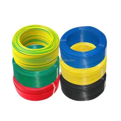 China Single Core Household Ground Earth Cable 6mm 10mm 25mm 50mm PVC Sheath Electric House Wire for sale