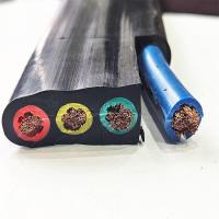 China Rubber Flex Cable Corrosion Resistance EPR Insulation Flat Power Wire for sale