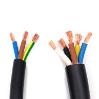 China Durable H07RN-F Rubber Flexible Cable CPE Jacket Single Core To 5 Core Rubber Cable for sale