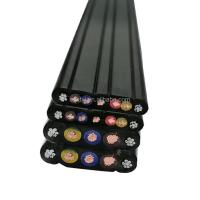 China High Flexible Flat Rubber Cable 3/4/5/6/7/8 Cores For Lifting Machinery for sale