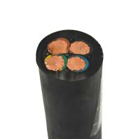 China Rubber Jacket Submersible Pump Wire Cable 1.5mm-6mm 3 Cores Low Voltage for sale