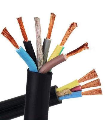 China Tough Rubber Sheathed Cable H07RN-F Oil Resistant Rubber Electrical Cable for sale
