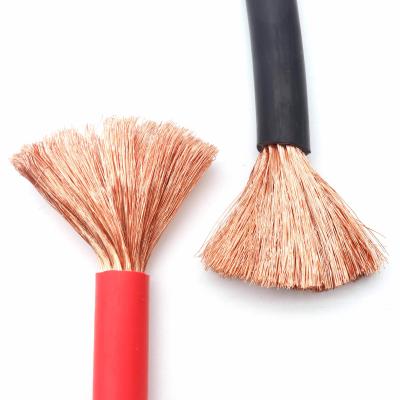 China Durable Copper Welding Cable Rubber Industrial Welding Cable Excellent Flexibility for sale