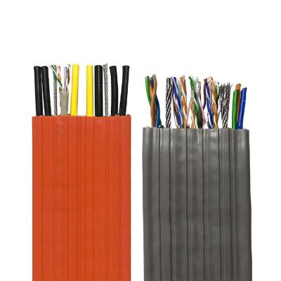 China 1mm - 50mm Industrial Elevator Traveling Cable Flat Rubber Cable Low Voltage for sale