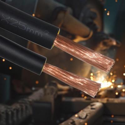 China Aging Resistance Rubber Welding Cable With Stranded Copper Conductor for sale
