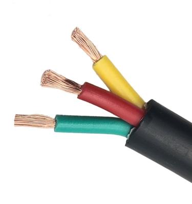 China 3Cores 4Cores PVC Sheathed Cable 300V/500V High Flexible Household Electric Wire for sale
