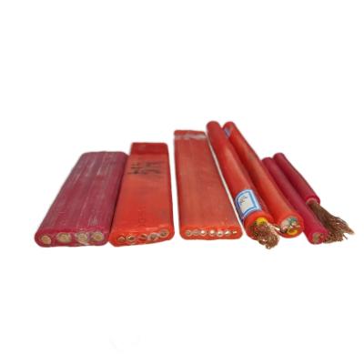 China Wear Resistance Ultra Soft Silicone Rubber Cable 0.6/1KV Copper Industrial Electric Wire for sale