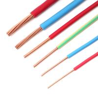 China Flame Retardant BV BVR Single Core Wire with Bare Copper Conductor and PVC Insulation for Construction Household Use for sale