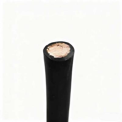 China YH Pure Copper Welding Cable for Industrial Use Welding Machine Compatible EPR Rubber Jacket Customizable Sizes (10-70sqmm) for sale