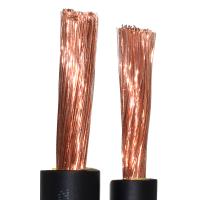 China YH Pure Copper Welding Cable for Industrial Use Welding Machine Compatible EPR Rubber Jacket Customizable Sizes (10-70sqmm) for sale