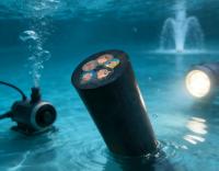 China JHS Industrial Copper Conductor 2 3 4 Core Rubber Submersible Pump Cable 2.5mm 4mm 6mm Waterproof Cable for sale