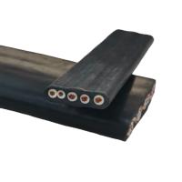 China 450/750V Copper Conductor Rubber Insulated Flat Lift Cable for Elevators and Cranes for sale