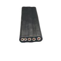 China 450/750V Copper Conductor Rubber Insulated Flat Lift Cable for Elevators and Cranes for sale