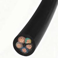 China JHS Rubber Flat/Round Industrial Submersible Waterproof Pump Electrical Cable with Pure Copper Stranded Conductor for sale