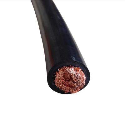 China YH Black Tinned Copper EPR Rubber Ultra Flexible Welding Cable 50mm2 70mm2 for Industrial Welding Machines for sale