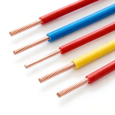 China BVR Cable with Bare Copper Conductor and PVC Insulation for 450/750V Low Voltage Power Applications for sale
