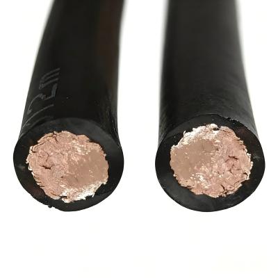 China Copper Core Stranded YH Industrial Welding Wire 25 12 AWG 2.5mm IP68 450V Low Voltage Round Rubber Insulated Cable for sale
