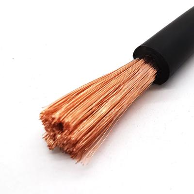 China Pure Copper Stranded Flexible Welding Cable with Wear Resistance and High Temperature Resistance for Industrial Use for sale