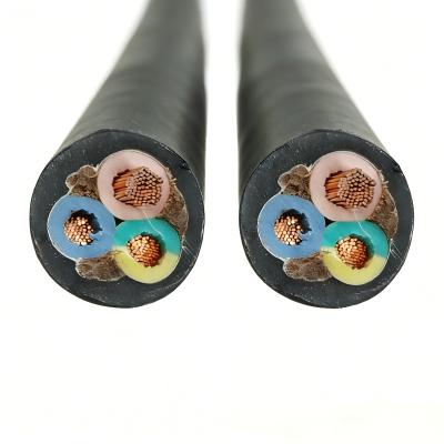China 450/750V Rated H07RN-F Rubber Flexible Cable with Annealed Copper Conductor and EPR Insulation for sale
