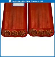 China YFFB Flat Flexible Cable Copper Rubber Elevator 0.5mm/0.75mm/1mm Collapsible Retractable Door Cable IP68 Low Voltage for Overhead Cranes for sale