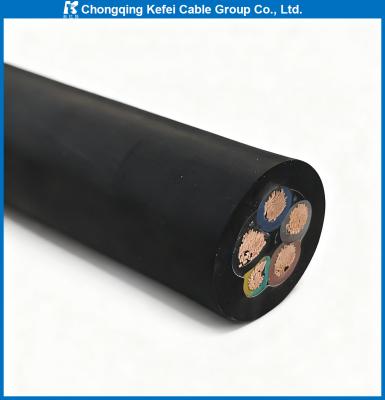 China Waterproof Rubber Cable with EPR Insulation and Stranded Copper Conductor for 450/750V Submersible Pump Applications for sale