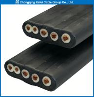 China 450/750V Flat Rubber Cable - Wear Resistant, Waterproof, and Tensile Resistant for Industrial and Lifting Machinery for sale