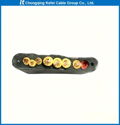 China High Tensile Oil and Weather Resistant Flat Rubber Cable for Industrial and Lifting Machinery for sale