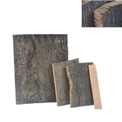 China Natural Cork Bark 5-25mm Thickness Raw Material Portugal Cork Oak Bark for Wall Panels for sale