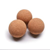 China Eco Friendly Cork Yoga Massage Ball 30mm to 100mm Muscular Relaxation FSC Certified for sale