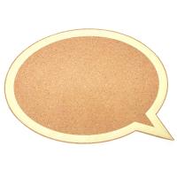 China Decorative Speech Bubble Cork Board For Memo Eco Durable for sale