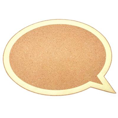 China Decorative Speech Bubble Cork Board For Memo Eco Durable for sale