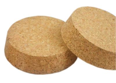 China Natural Cork Lids Stoppers for Glass Bottles Heat Insulated Moisture Proof 3.48 Inch for sale