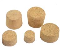 China Food Grade Agglomerated Cork Stoppers Tapered Lids 3.48x3.27x1.29 Inch Custom Sizes for sale