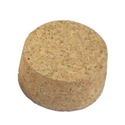 China Natural Cork Lids for Candle Jars Heat Insulating Conical Sealing 3.48x3.27x1.29 inch for sale