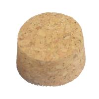 China Tapered Cork Lids for Oui Jars Natural Sealing Heat Insulation 3.48x3.27x1.29 inch for sale