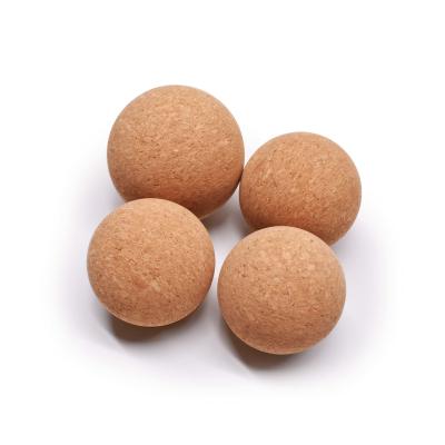 China Eco Friendly Cork Massage Ball 50mm to 100mm for Yoga Myofascial Release for sale